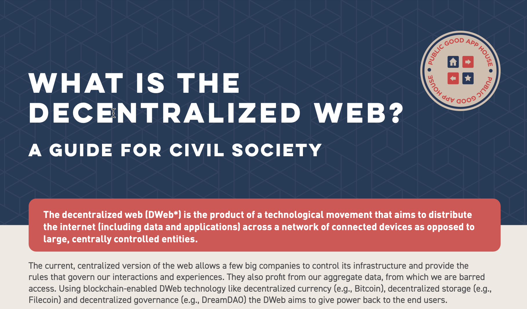 EXPLAINER: What is the Decentralized Web